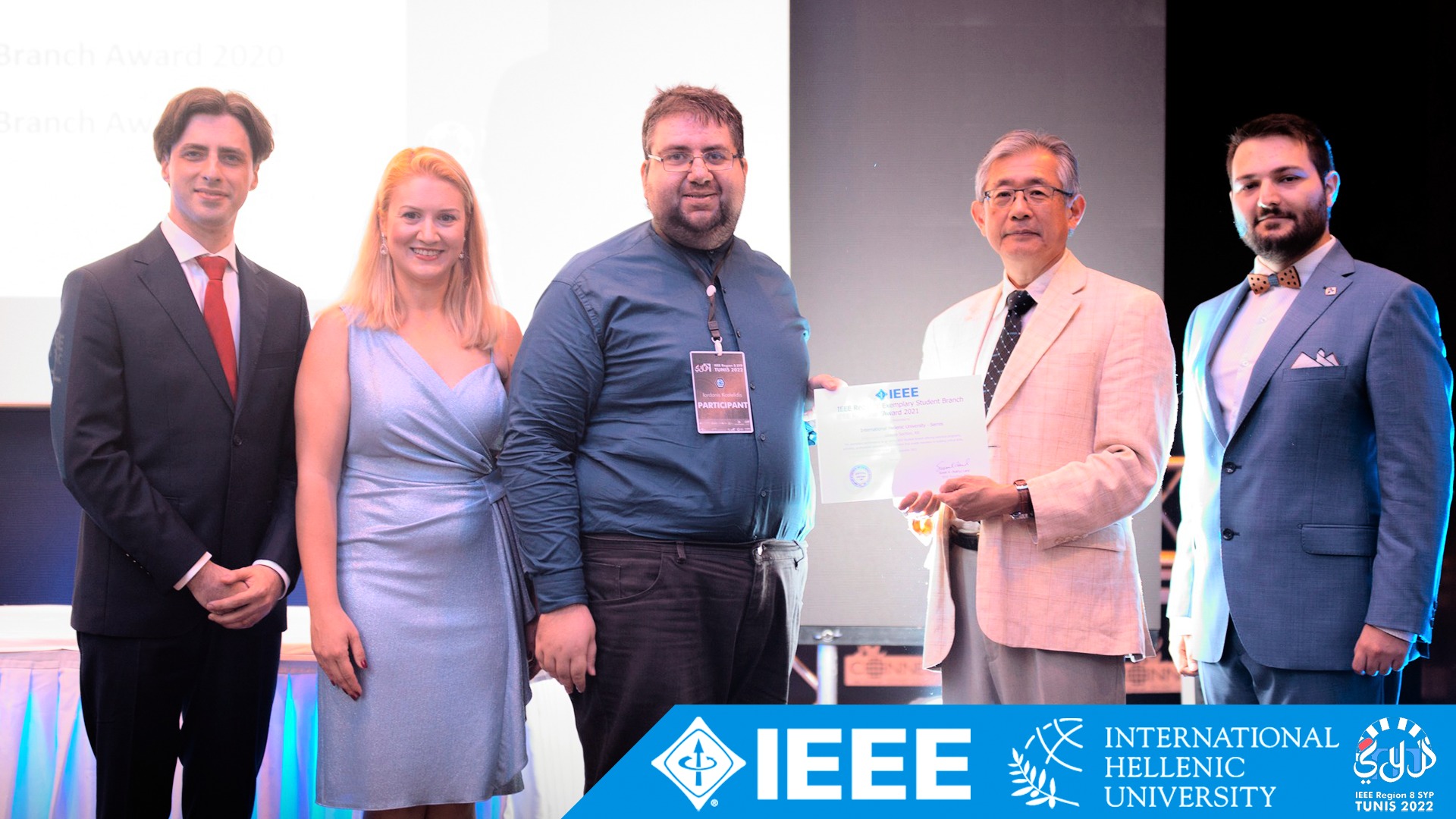 IEEE IHU Student Branch at the IEEE Region 8 SYP 2022 - Tunis